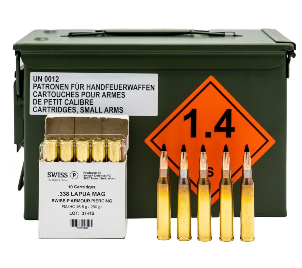 SwissP 338 Lapua Mag Armor Piercing Tungsten Carbide Core