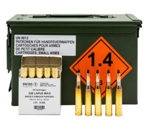 SwissP 338 Lapua Mag Armor Piercing Tungsten Carbide Core