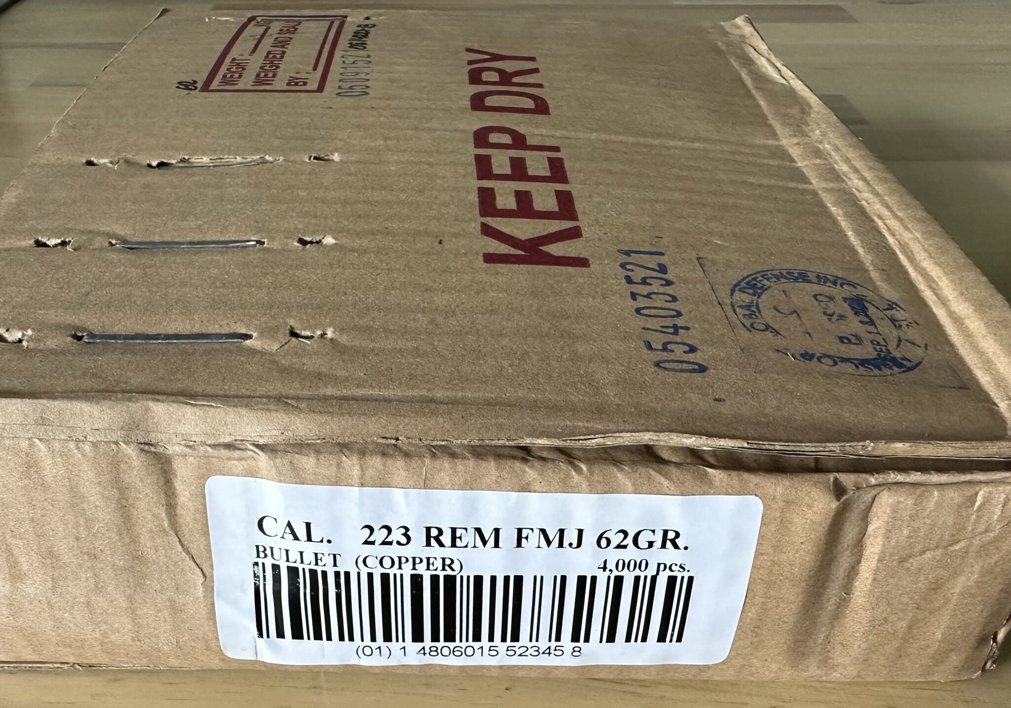 Armscor 22 Cal (.224) 62gr FMJ-BT w/ Cannelure Bullets - BRAND NEW ...