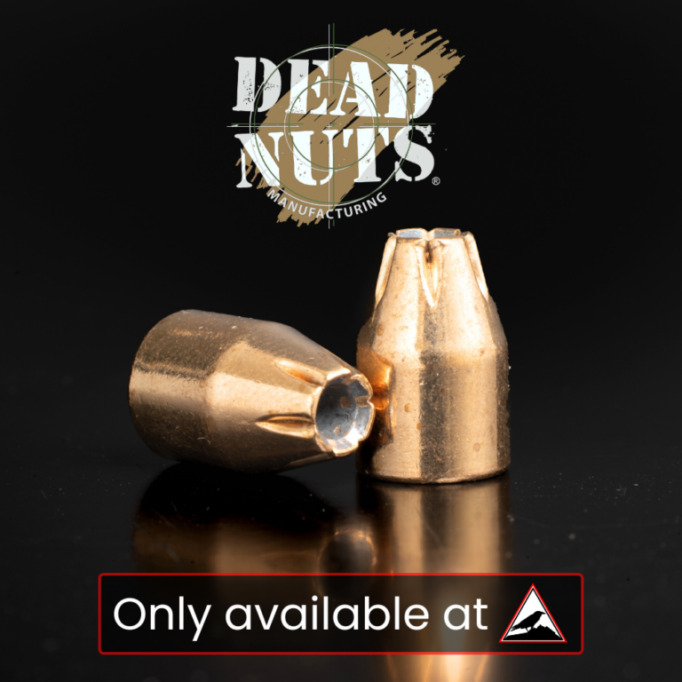 Dead Nuts 9mm DFN (.355") 115gr JHP Bullets - Optimized for Defense - Raven Rocks Precision