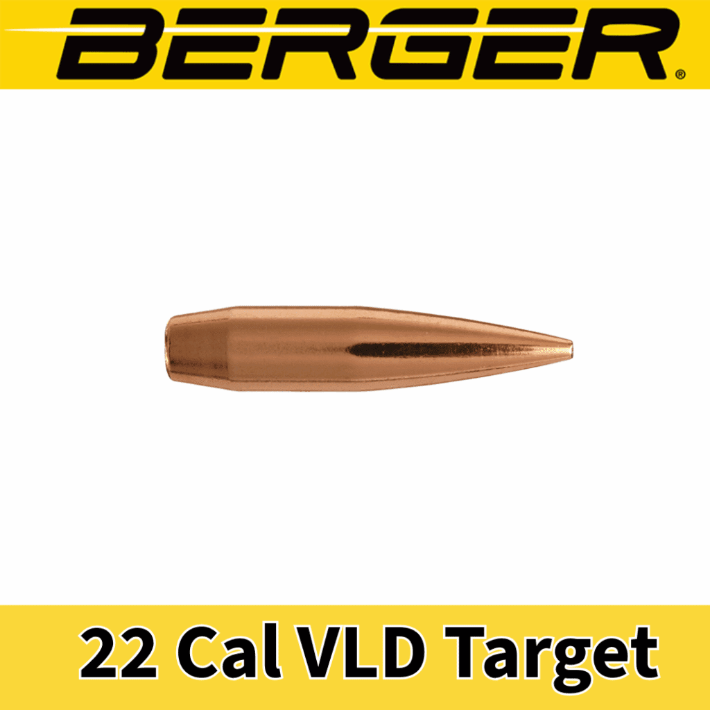 Berger 22 Cal (.224") 75gr VLD Target - 250 ct Bulk - Raven Rocks Precision