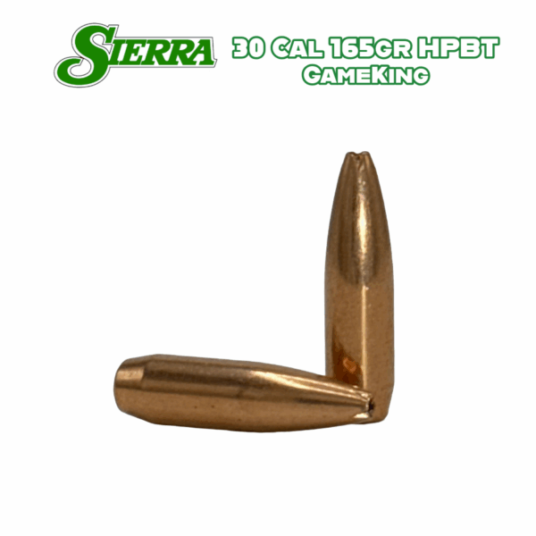 Sierra 30 Cal (.308) 165gr HPBT GameKing (SGK) Bullets - Raven Rocks ...