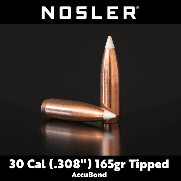 Nosler 30 Cal (.308") 165gr AccuBond - Raven Rocks Precision