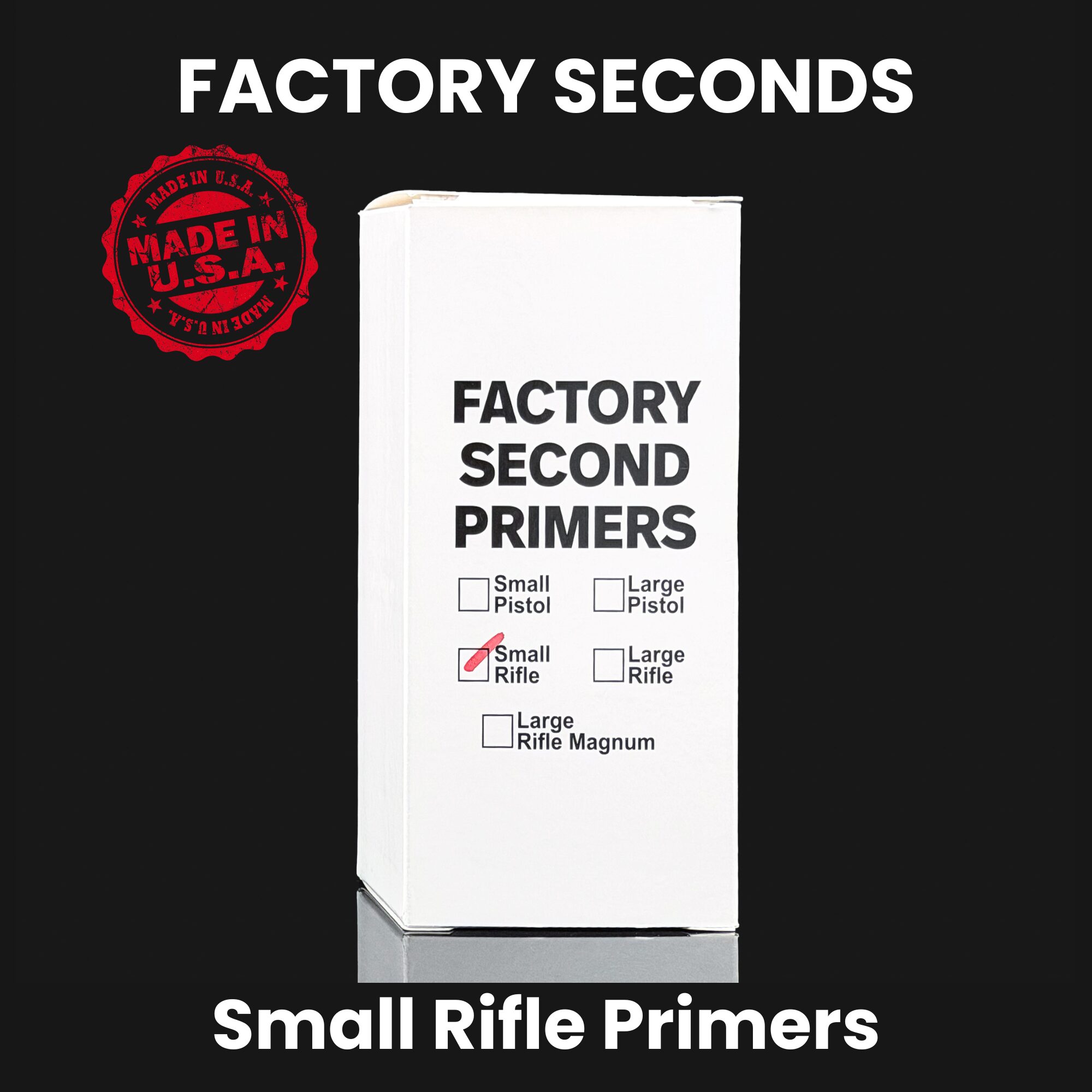 Small Rifle Primers - Factory Seconds (Free Shipping & HAZMAT) - Raven ...